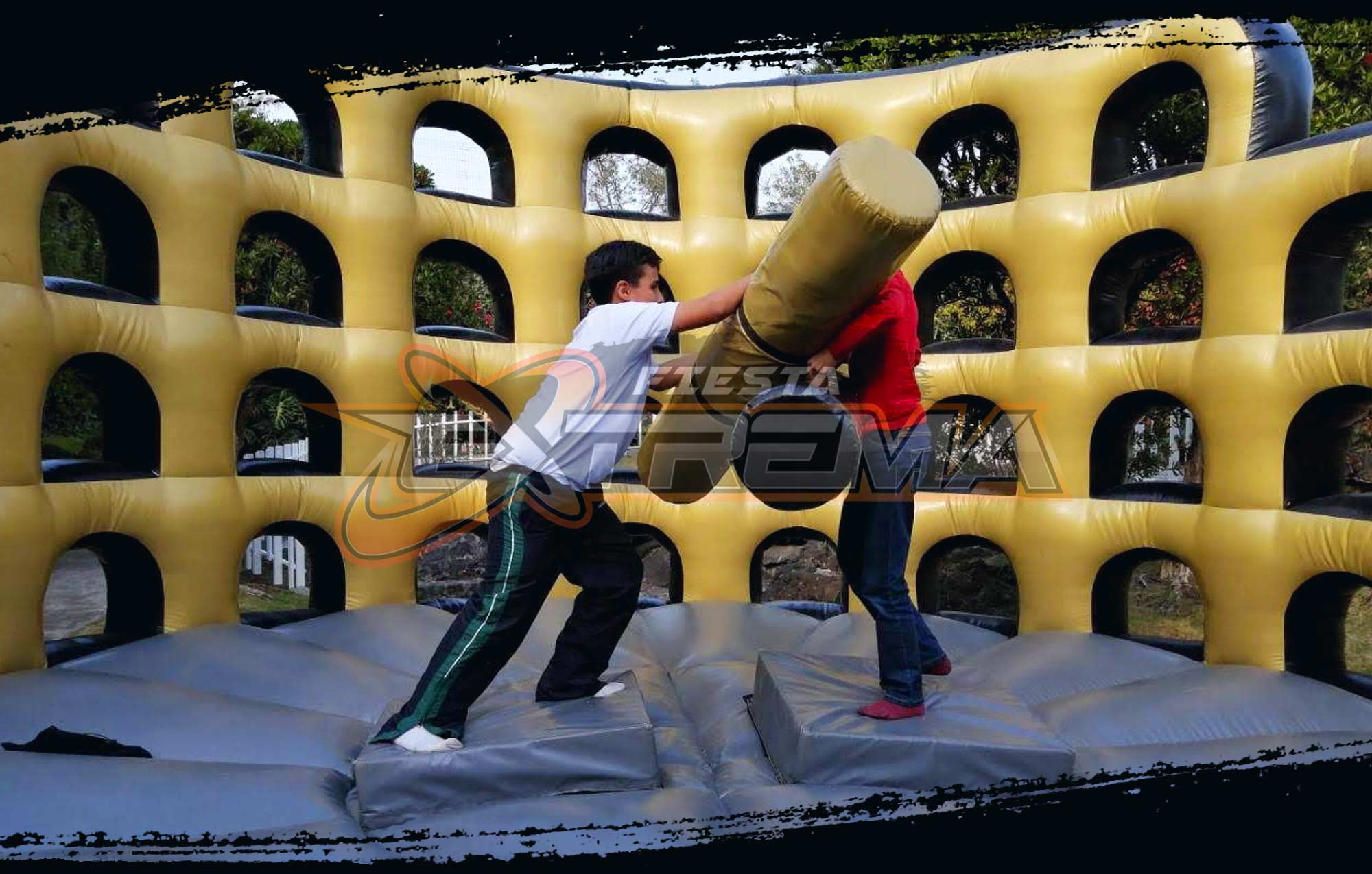 Inflable Gladiador | Renta de Inflables CDMX | Fiesta Extrema